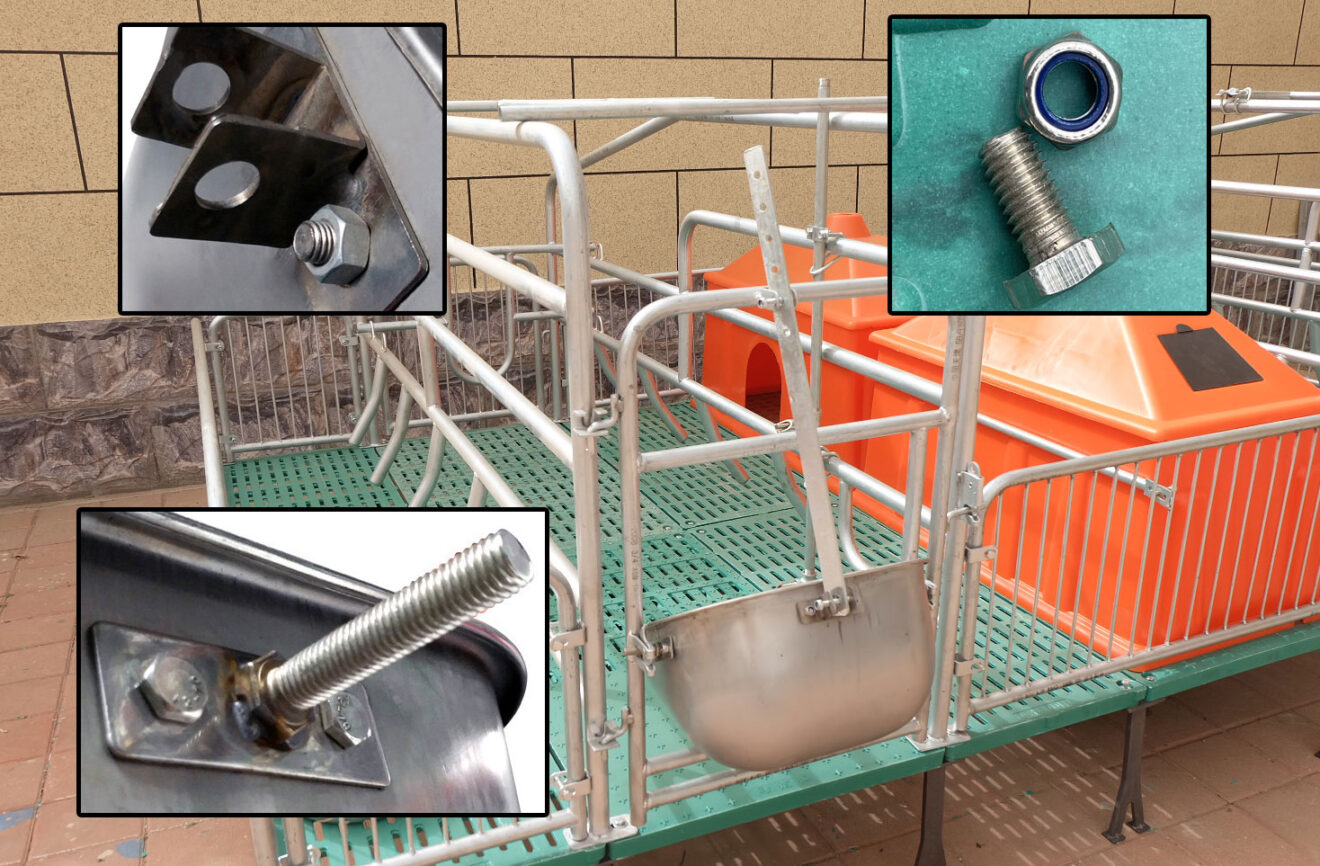 Farrowing crates how to install - Pig farming equipment&Poultry farming ...